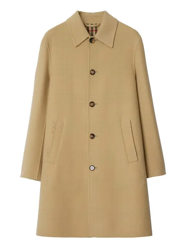 Burberry Wool Car Coat - Beige