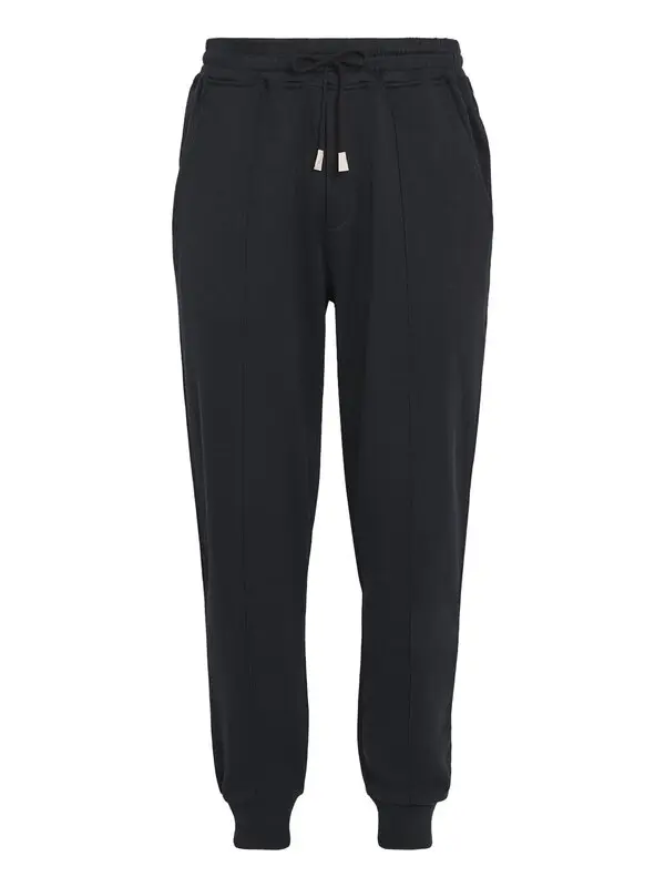 Eleventy Cotton-blend Sweatpants - Black