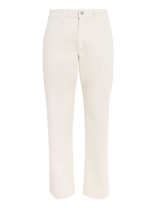 Nn07 Stretch-organic Cotton Aden Chinos - White