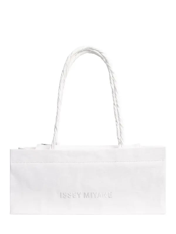 Issey Miyake Paper Bag Tote - White