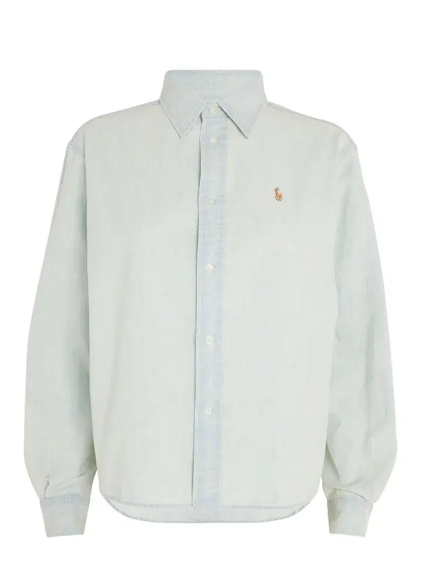 Polo Ralph Lauren Cotton Polo Pony Shirt - Blue
