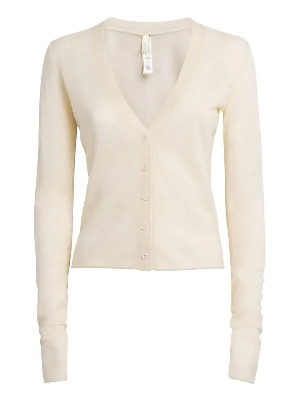 SKIMS Cashmere Sheer Cardigan - Beige