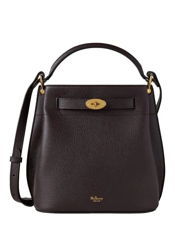 Mulberry Leather Islington Bucket Bag - Black