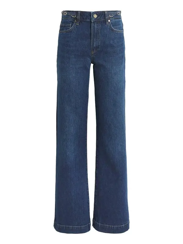 Paige Leenah Wide-leg Jeans - Blue