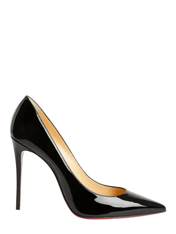 CHRISTIAN LOUBOUTIN Kate Patent Leather Pumps 100 - Black