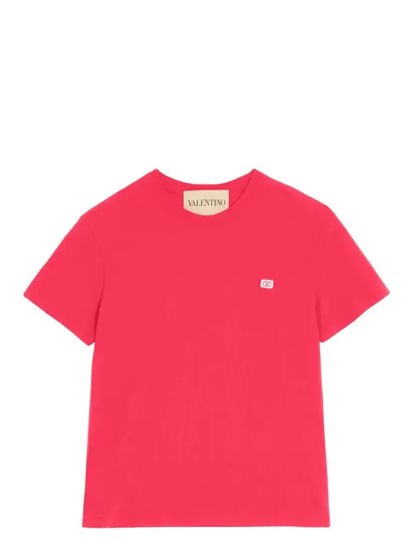 Valentino Garavani Cotton Vlogo T-shirt - Red