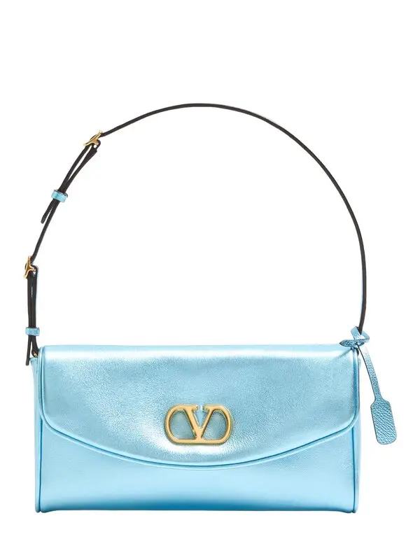 Valentino Garavani Small De Vain Shoulder Bag - Blue