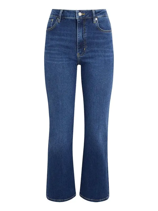 FRAME The Reboot Crop Bootcut Jeans - Blue