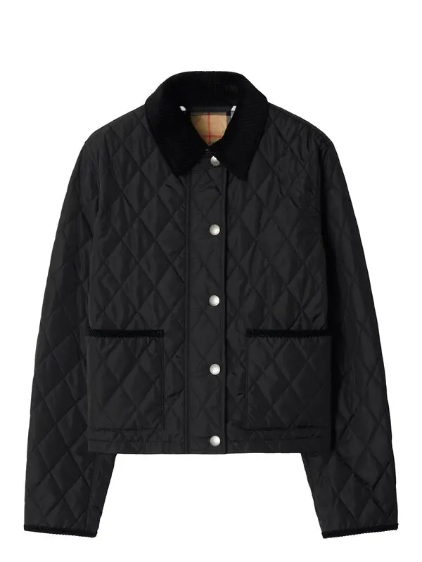 Burberry Quilted Field Jacket - Black