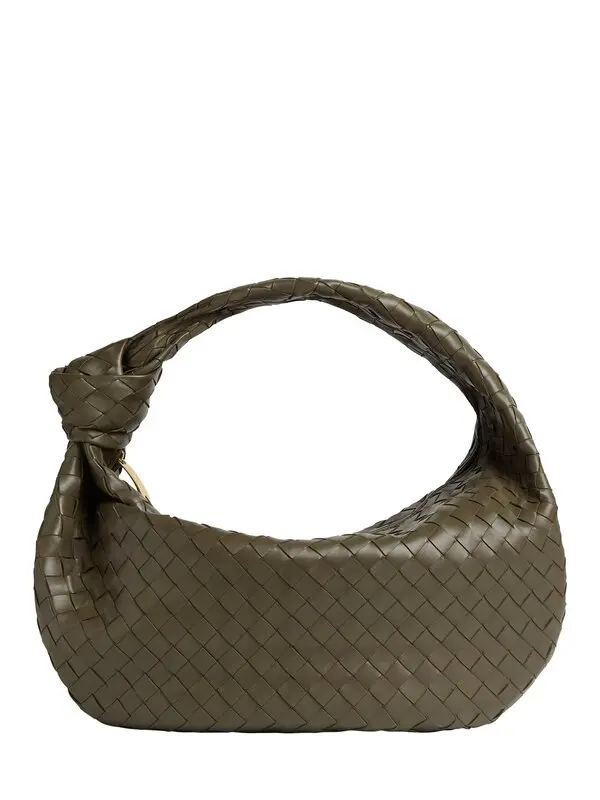 Bottega Veneta Leather Jodie Top Handle Bag - Green