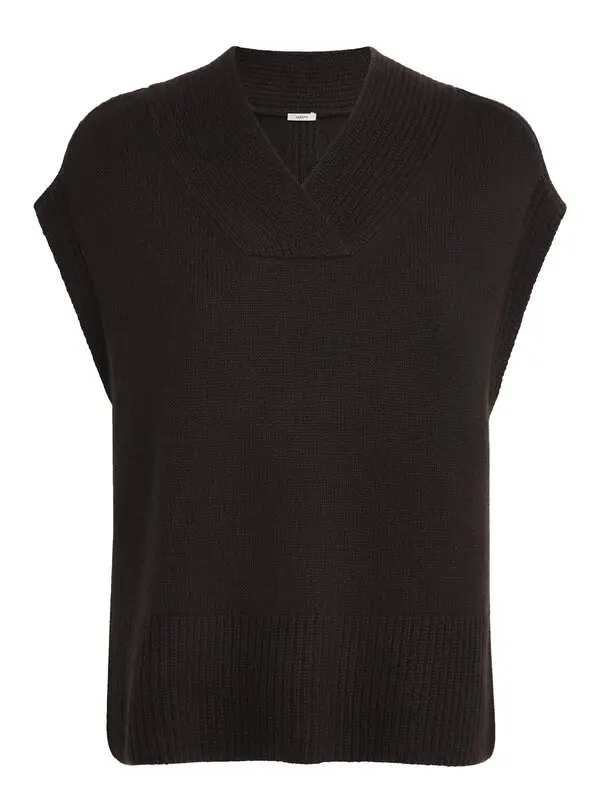 JOSEPH Cashmere Mena Sweater Vest - Brown