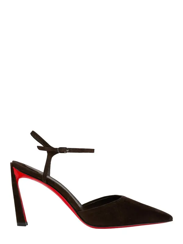 CHRISTIAN LOUBOUTIN Condora Riviera Suede Pumps - Brown