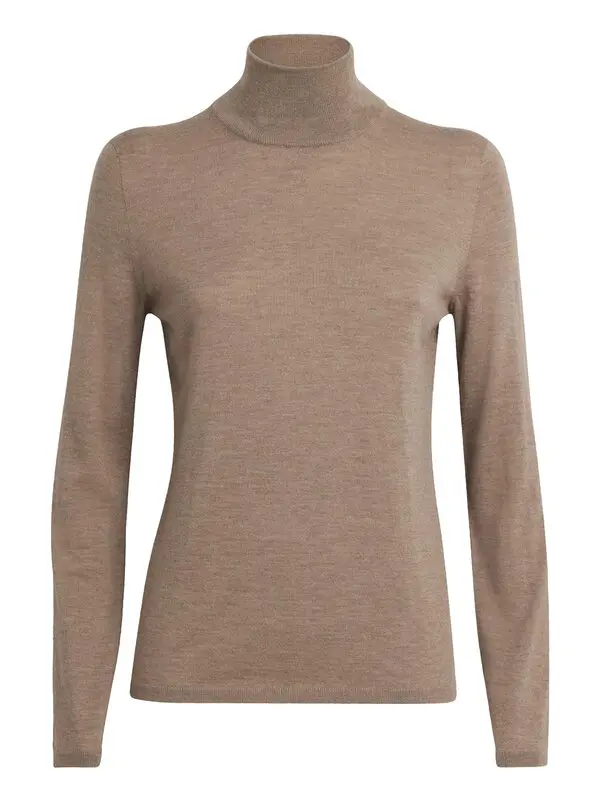 Max Mara Cashmere Rollneck Sweater - Beige