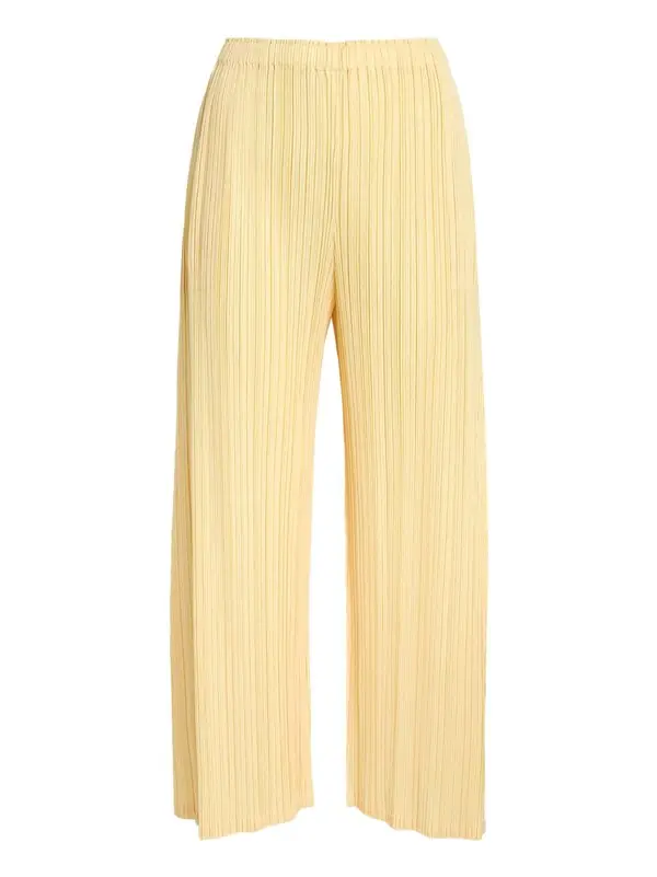Issey Miyake Mellow Pleats Trousers - Orange