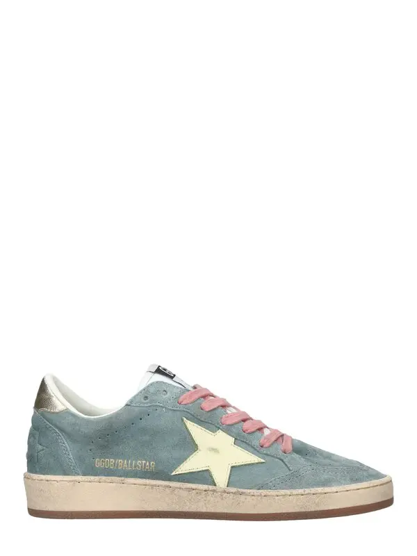 GOLDEN GOOSE Ball Star Suede Sneakers - Blue