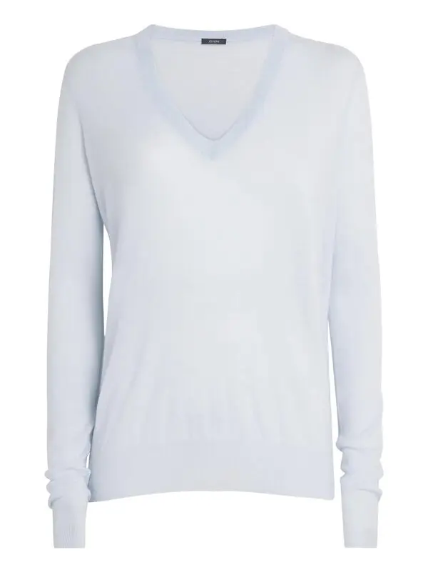 JOSEPH Cashair Cashmere Sweater - Blue