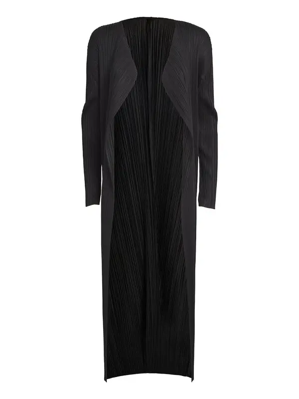 Issey Miyake Basics Longline Cardigan - Black