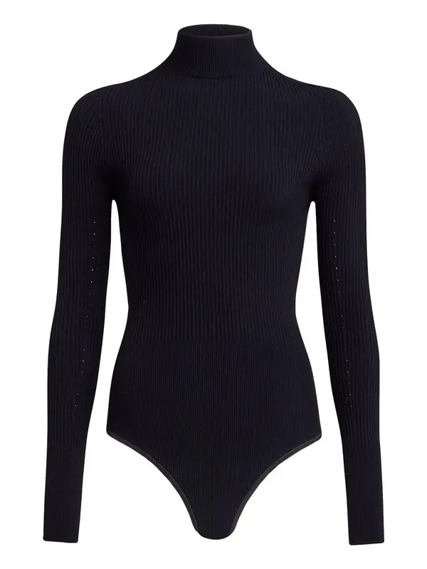 Alaïa High-neck Bodysuit - Black