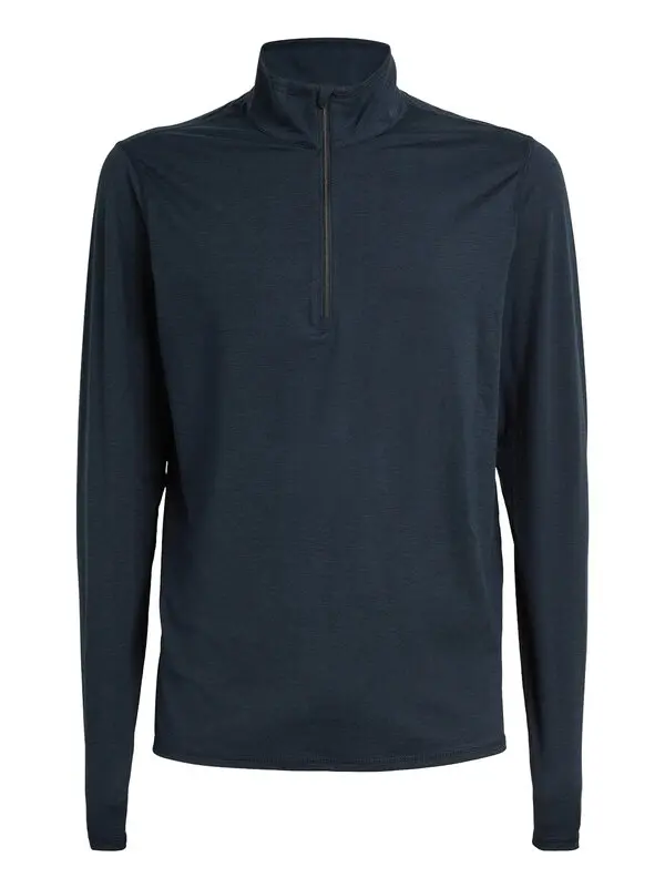 Vuori Ease Performance 2.0 Half-zip Sweatshirt - Navy