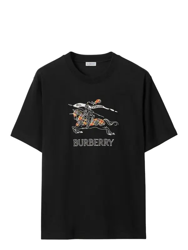 Burberry Cotton Ekd T-shirt - Black