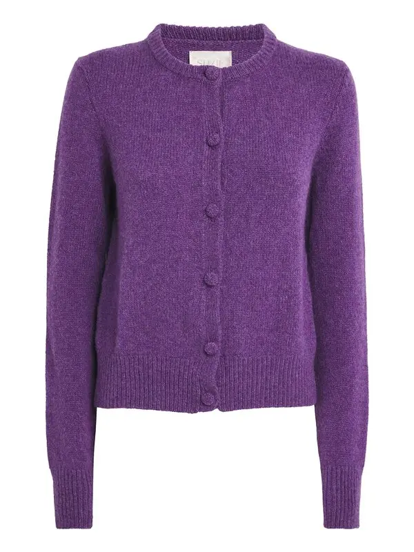 Suzie Kondi Cashmere Kadria Cardigan - Purple