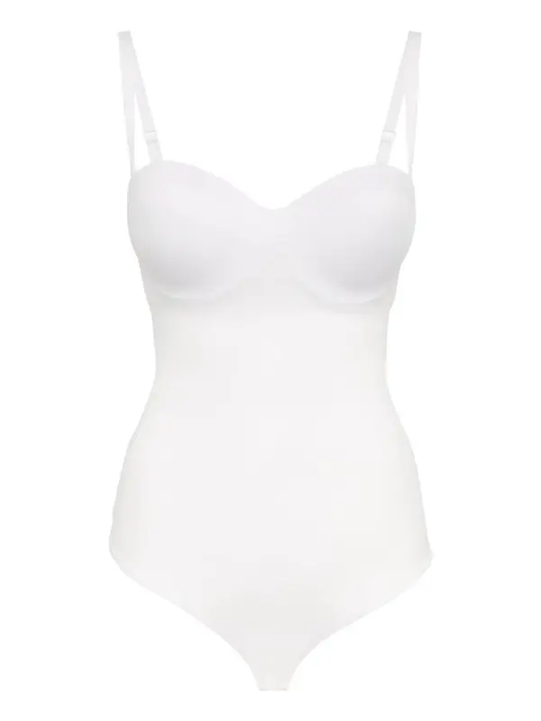 Wolford Mat De Luxe Form Bodysuit - White