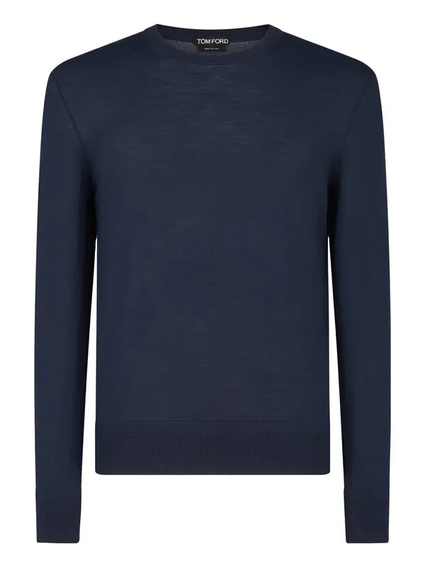 TOM FORD Wool Sweater - Navy