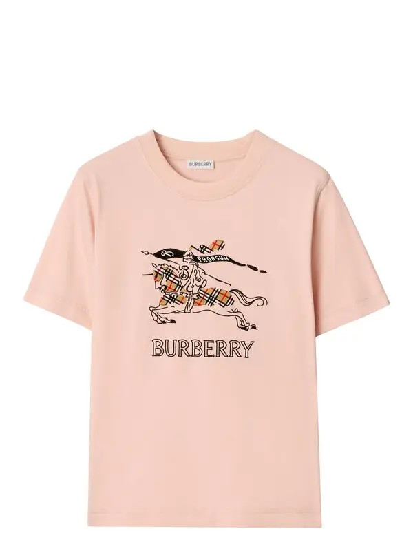 Burberry Cotton Ekd T-shirt - Red