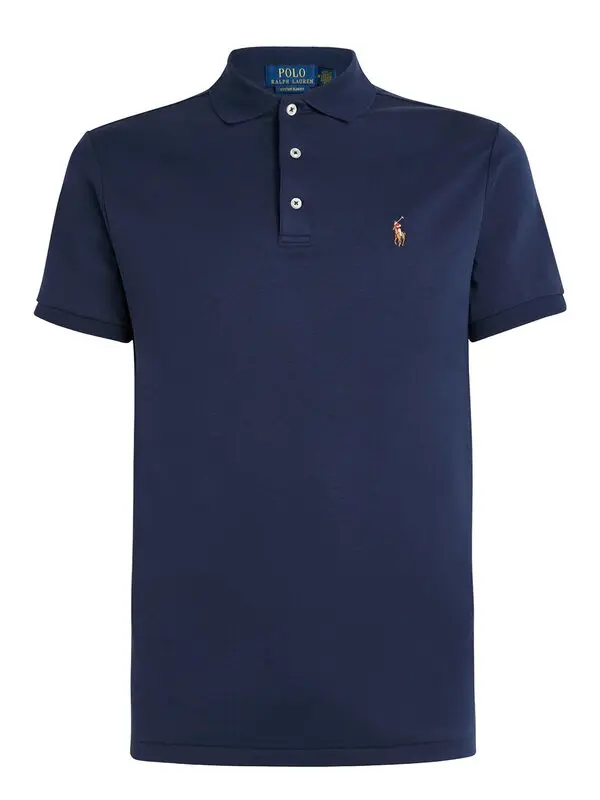 Polo Ralph Lauren Cotton Custom-fit Polo Shirt - Navy