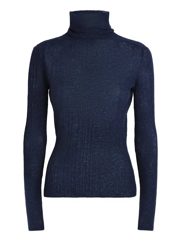 JOSEPH Wool-blend Molony Rollneck Sweater - Blue