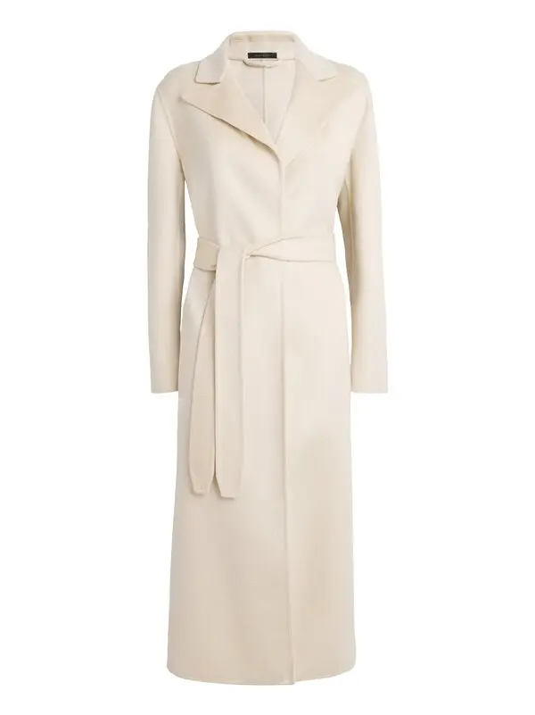 Brioni Cashmere Claudie Wrap Coat - Beige