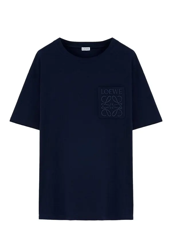 Loewe Cotton Anagram T-shirt - Navy
