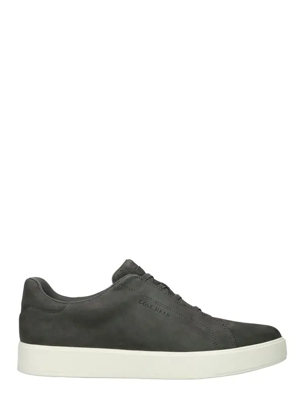 Cole Haan Leather Grandprø Luxe Slip-on Sneakers - Grey