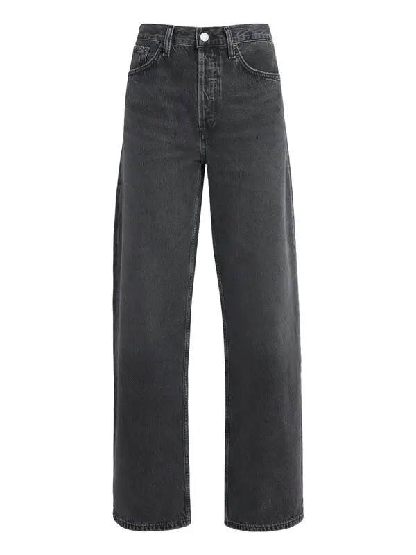 AGOLDE Arc Bow-leg Jeans - Black