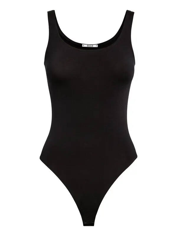 Wolford Cotton-blend Jamaika Bodysuit - Black