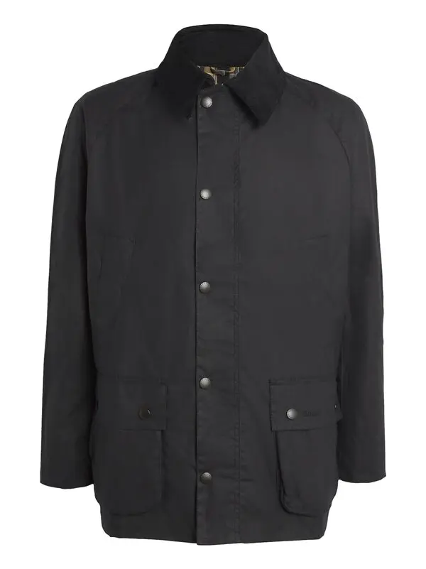 Barbour Waxed Ashby Jacket - Navy