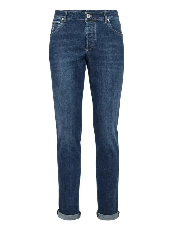 Brunello Cucinelli Slim-fit Jeans - Blue