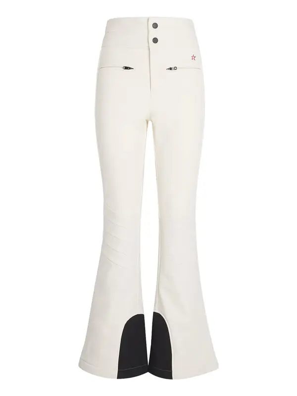 Perfect Moment High-waist Flared Aurora Ski Trousers - White