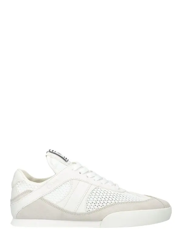 Chloé Leather Kick Sneakers - White