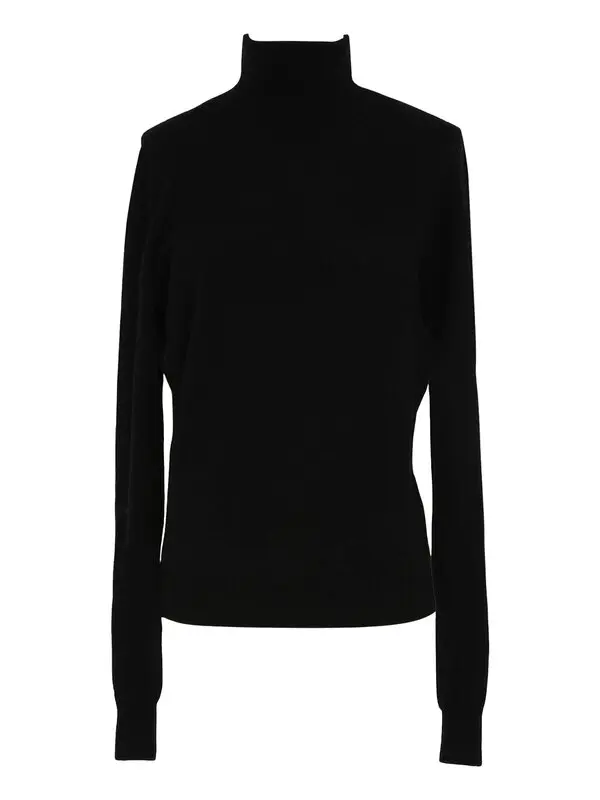 Saint Laurent Cashmere Rollneck Sweater - Black