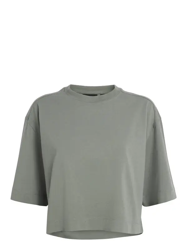 Canada Goose Cotton Addison Crop Top - Green
