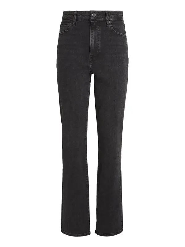 FRAME The Ruler Straight-leg Jeans - Black