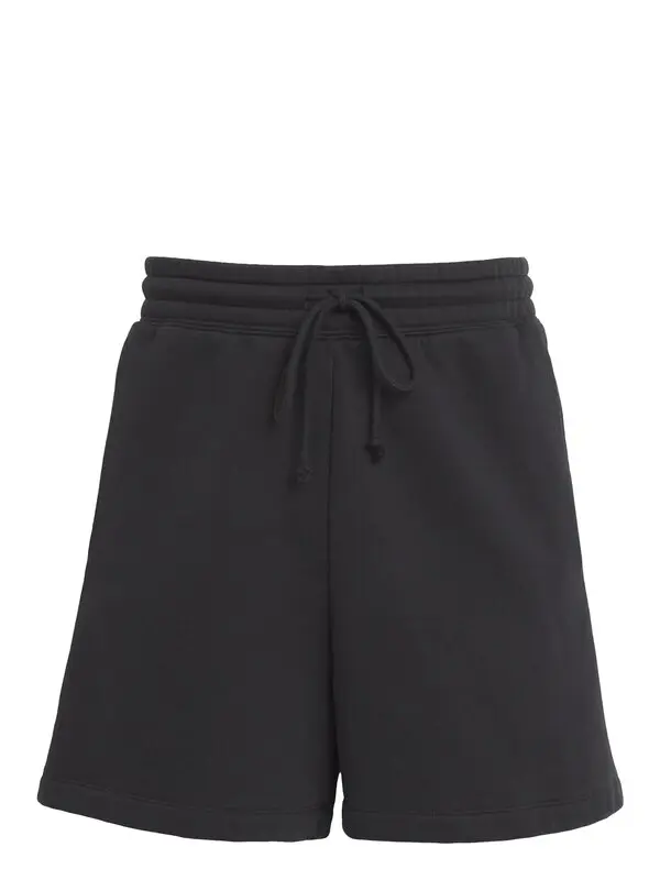 SKIMS Fleece Relaxed Lounge Shorts - Black