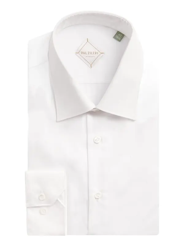 Pal Zileri Cotton Slim Shirt - White