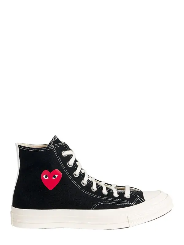 Play Comme Des Garcon X Converse Heart Chuck Taylor All Star '70 High-top Sneakers - Black