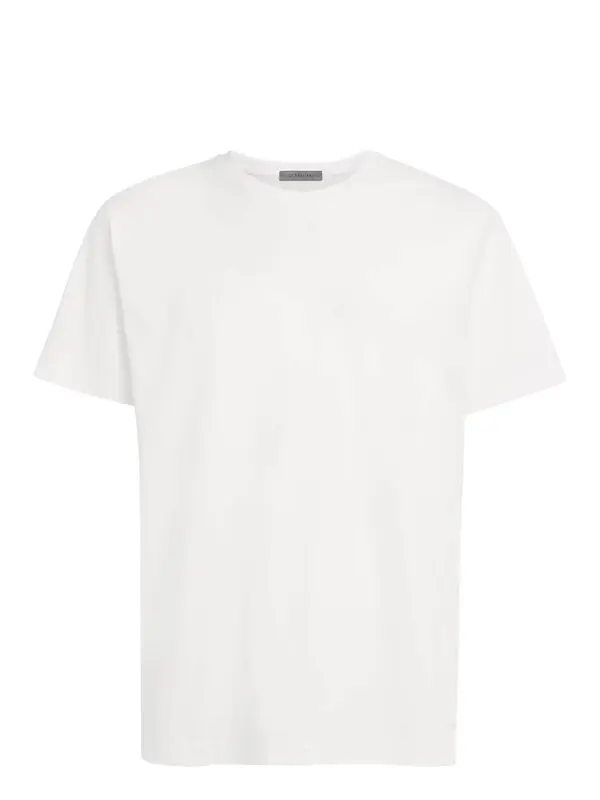 Corneliani Cotton Short-sleeve T-shirt - White