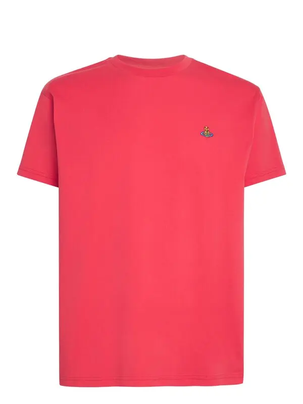 VIVIENNE WESTWOOD Organic Cotton Orb T-shirt - Red