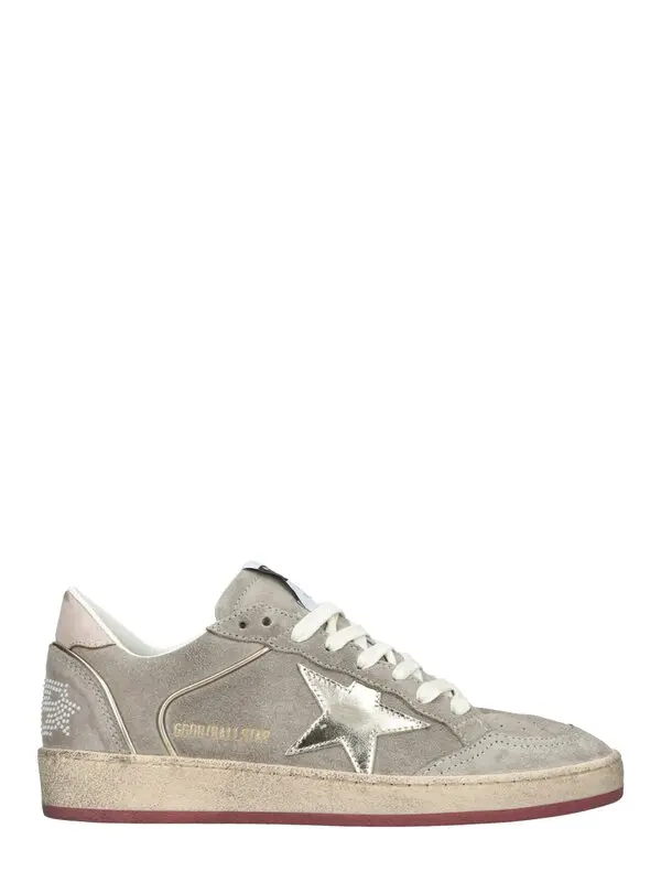GOLDEN GOOSE Ball Star Suede Sneakers - Brown