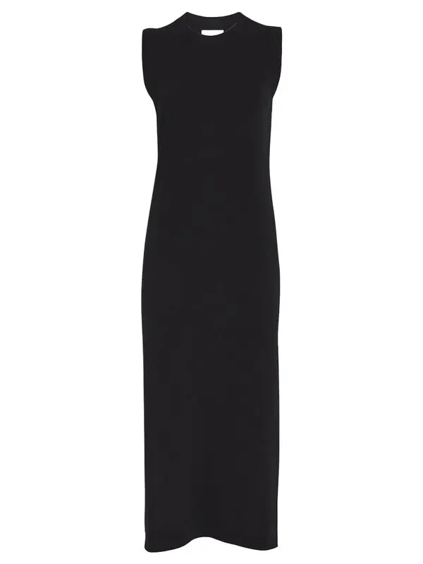 Harrods Cashmere Sleeveless Midi Dress - Black