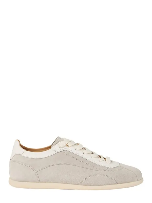 Brunello Cucinelli Suede Low-top Sneakers - Beige